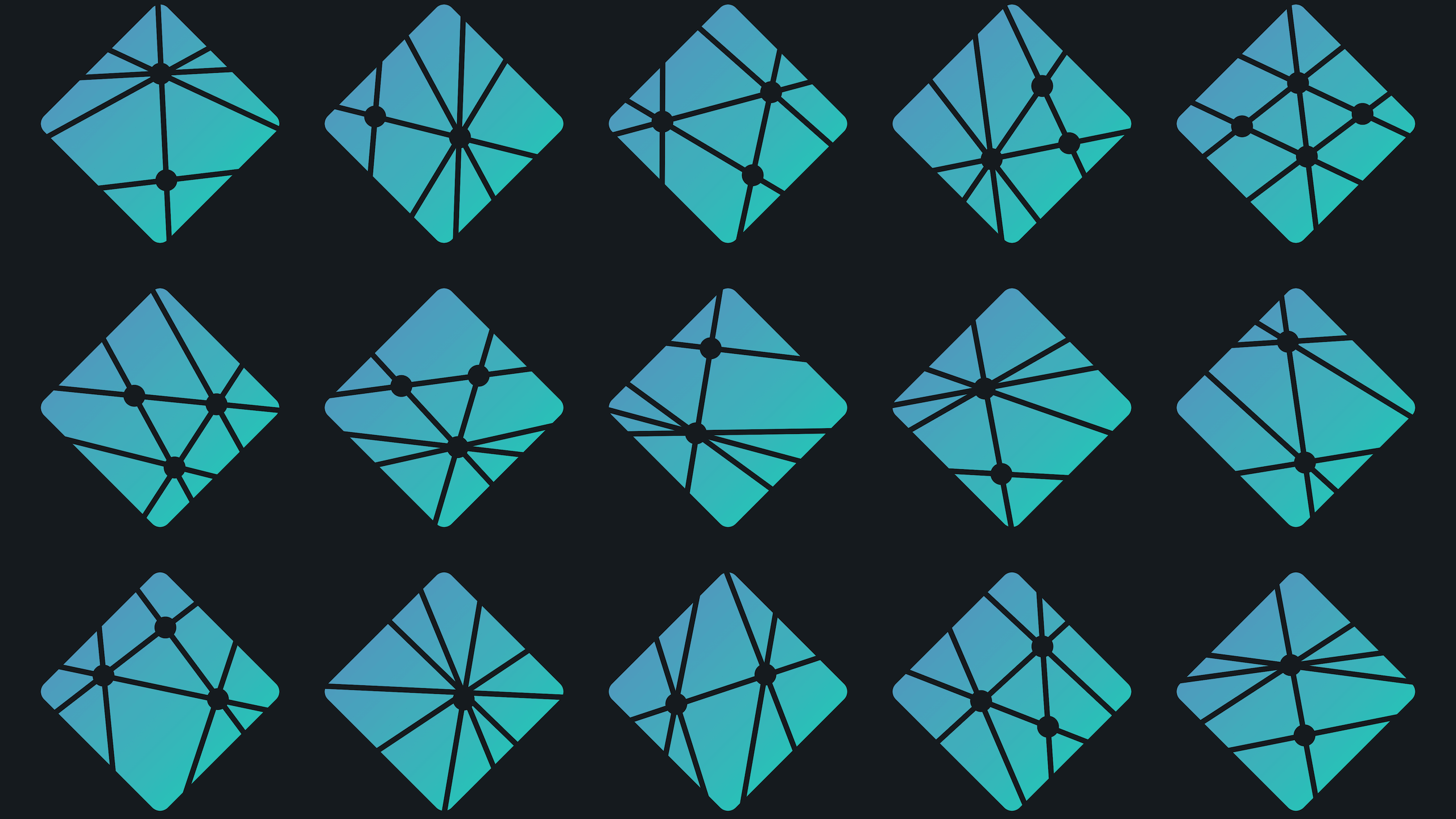 Generative Netlify Logos Generative Netlify Logos